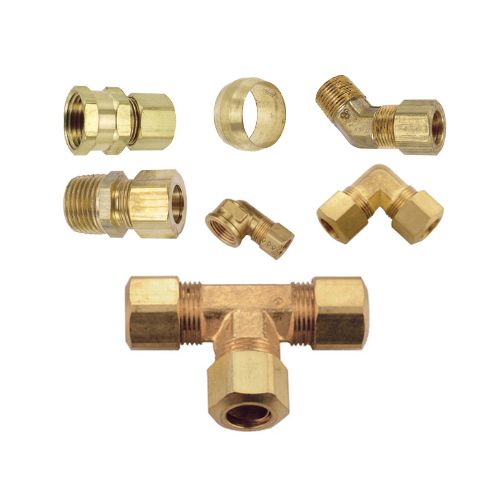 Brass Compression Fittings — Pneumatics-pro Inc.