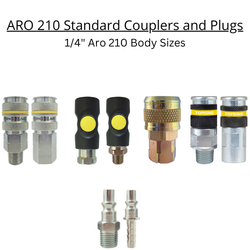 Topring Aro 210 Quick Disconnect Couplers and Plugs — Pneumatics-pro Inc.