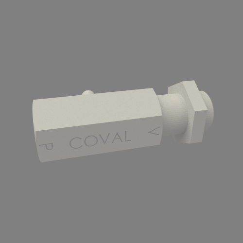 VR09M14 : COVAL Coupling venturi nozzle 0.9mm G1/4'' Male — Pneumatics ...