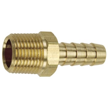 3/4" BRASS HOSE BARB WITH 3/4" MALE PIPE (NPT) THREAD — Pneumatics-pro Inc.