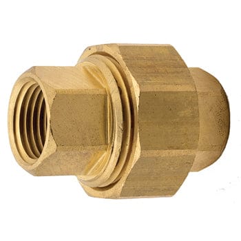 1-1/4" CAST BRASS FEMALE PIPE (NPT) UNION — Pneumatics-pro Inc.