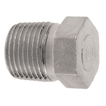 1/2" TYPE 316 STAINLESS STEEL PIPE (NPTF) PLUG — Pneumatics-pro Inc.