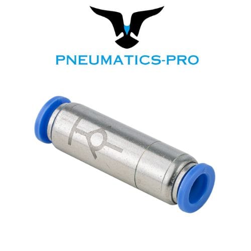 PCVU 4: 4mm Pneumatic push-in Check Valve — Pneumatics-pro Inc.