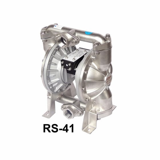 1-1/2 INCH DOUBLE DIAPHRAGM PUMP STAINLESS STEEL AIR POWERED (PRONA RS ...