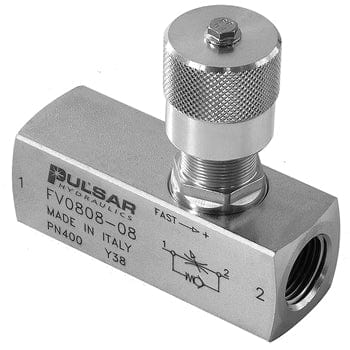 FV0808-20 1-1/4" FEMALE PIPE (NPTF) UNIDIRECTIONAL HYDRAULIC FLOW ...