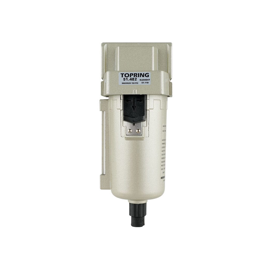51.482 : Topring AIRFLO 400 Coal. Filter 3/8 Semi-auto Alu — Pneumatics ...