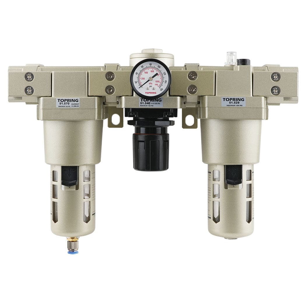 51.513 : Topring AIRFLO 500 F+R+L 1" Semi-auto Poly — Pneumatics-pro Inc.