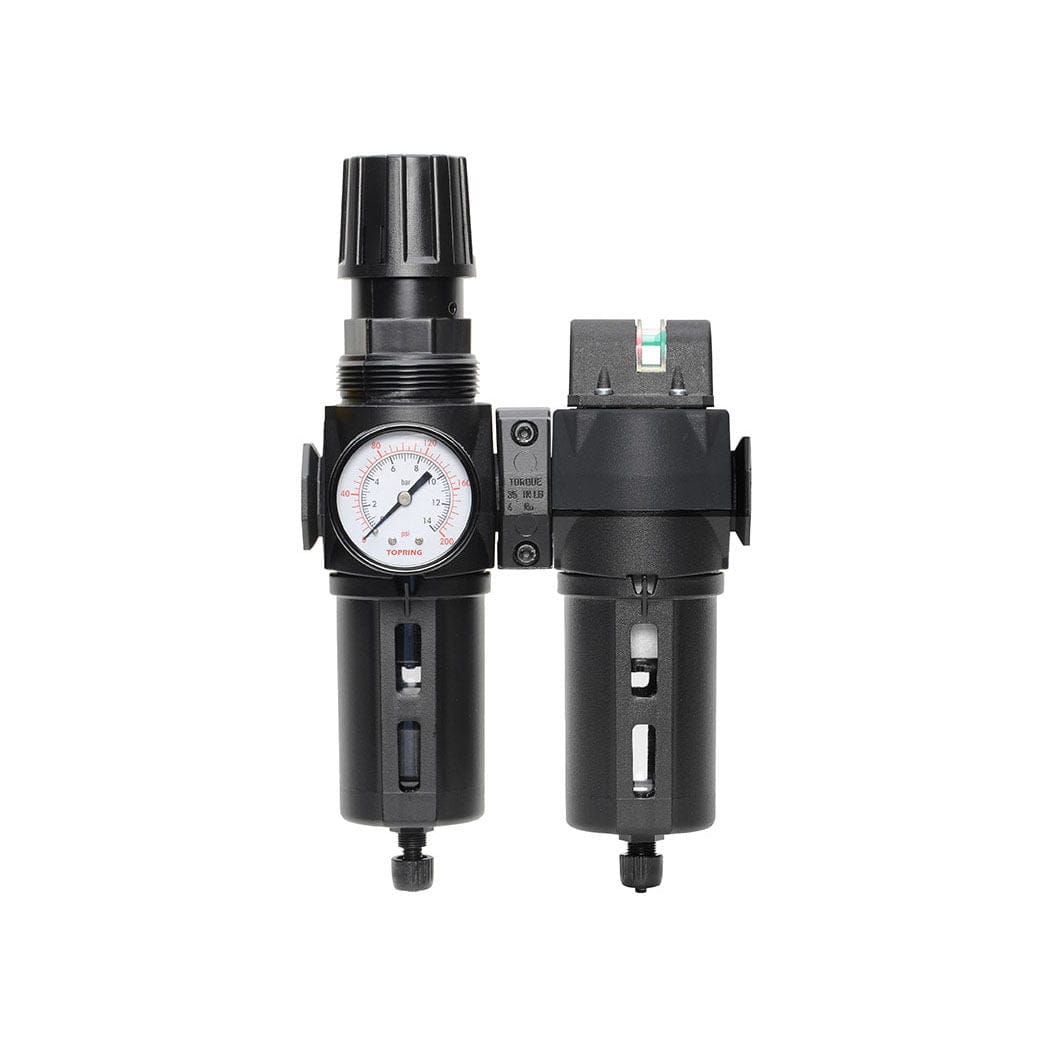 50.670A : TOPRING FILTER/REGULATOR + COALESCING FILTER 3/8 (F) NPT MAN ...